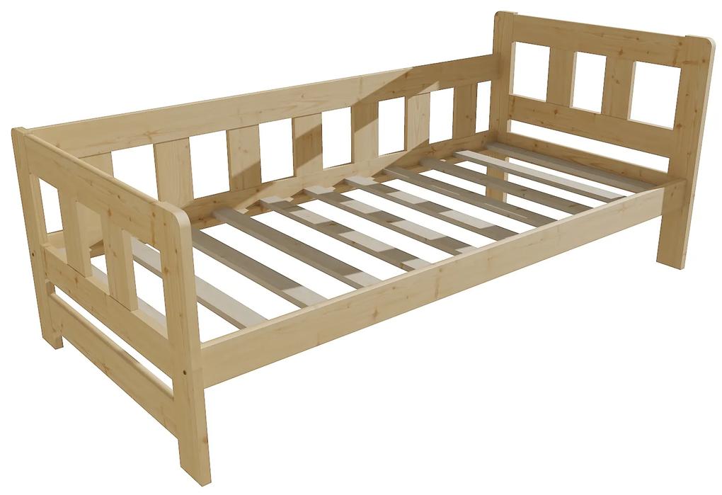 Vomaks Dětská postel VMK010FB KIDS Rozměr: 120 x 200 cm, Barva: surové dřevo