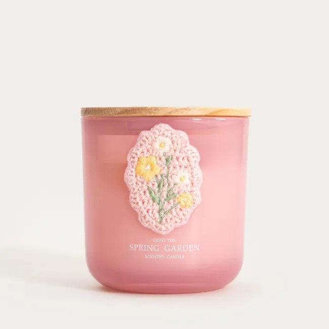 Svíčka CROHET Spring garden 770715