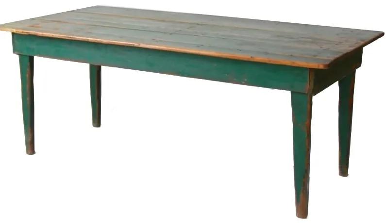 Stará Krása – Ruční výroba Jídelní stoly s barevnou patinou 76 x 140 x 70 cm