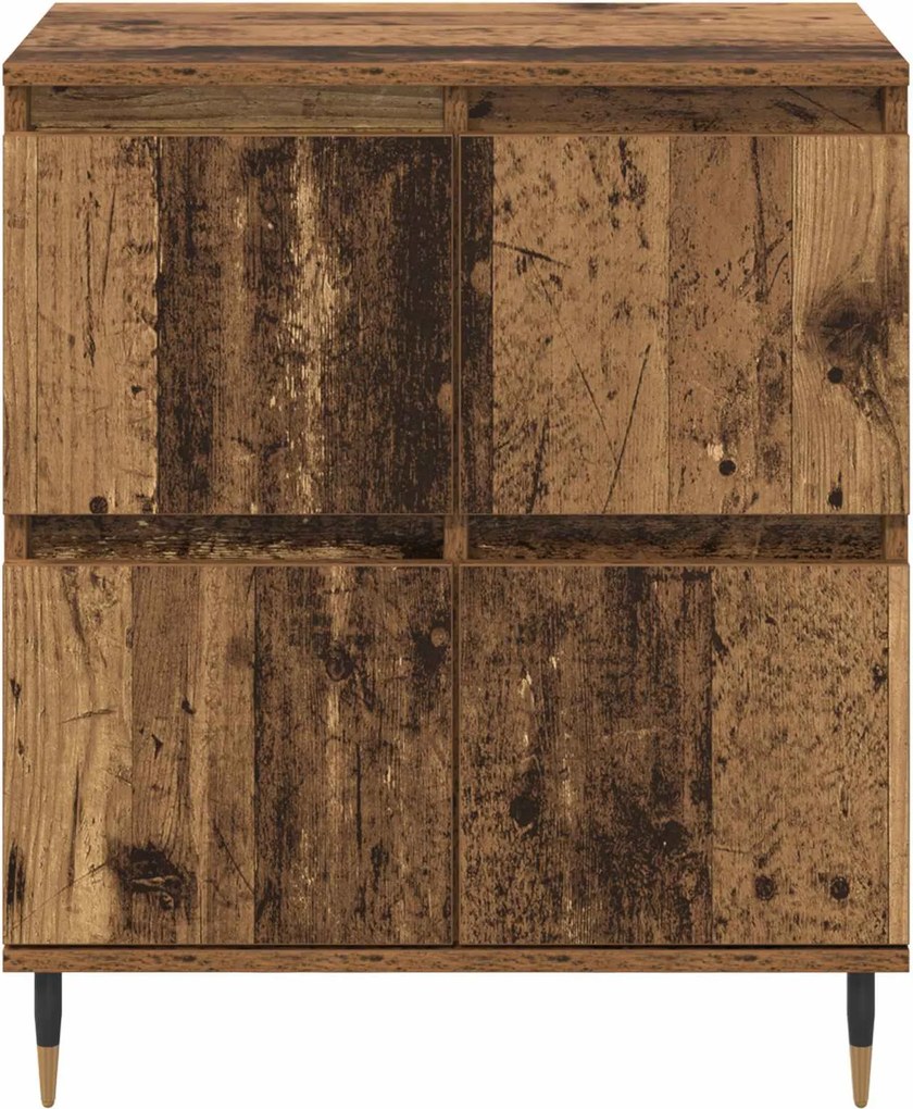 Úložná skříňka 3 ks Staré dřevo 60 x 35 x 70 cm 3394509