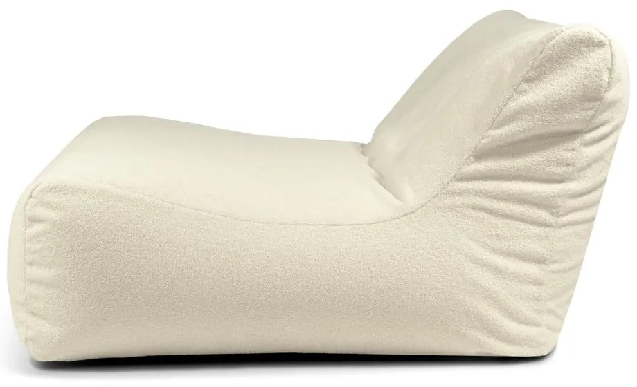 Hnědý sedací vak z textilie bouclé Sofa Lounge – SLOWDOWN