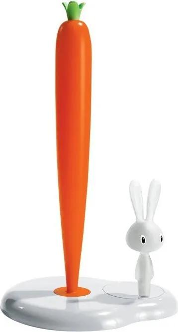 Zásobník na papírové utěrky Bunny & Carrot 29 cm bílý