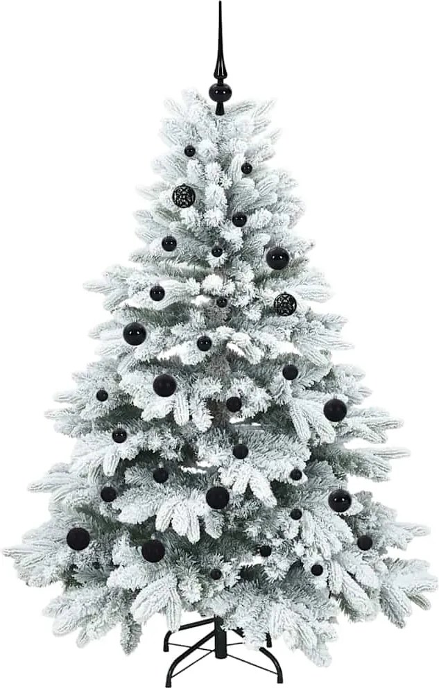 Umělý vánoční stromeček s 150 LED diodami Bílá 150 cm PE a PVC 3397602