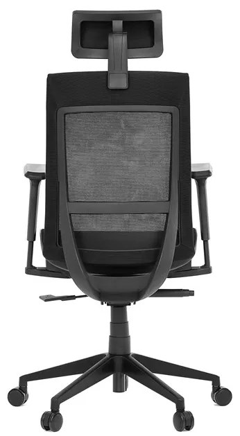 Ergonomická kancelářská židle MERADI - černá síťovina Barva: černá