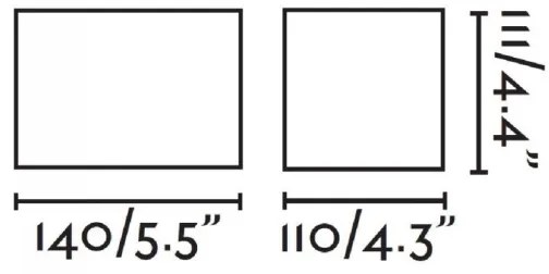 FARO 70687 - LED Venkovní nástěnné svítidlo SUNSET 2xLED/3W/230V IP54