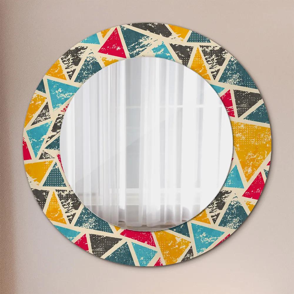 Kulaté dekorativní zrcadlo Retro složení fi 50 cm