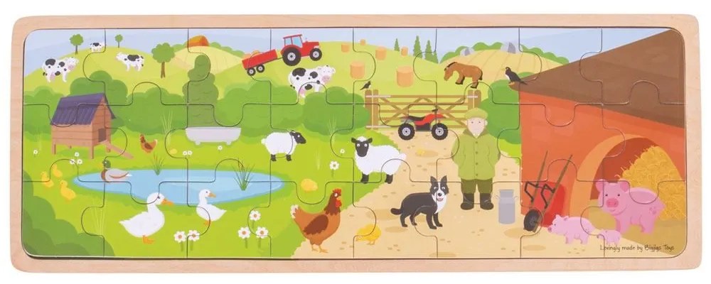 Bigjigs Toys Puzzle Na farmě