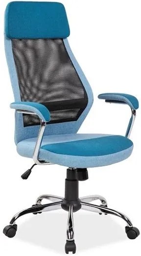 Kancelářská otočná židle Q-336 - modrá