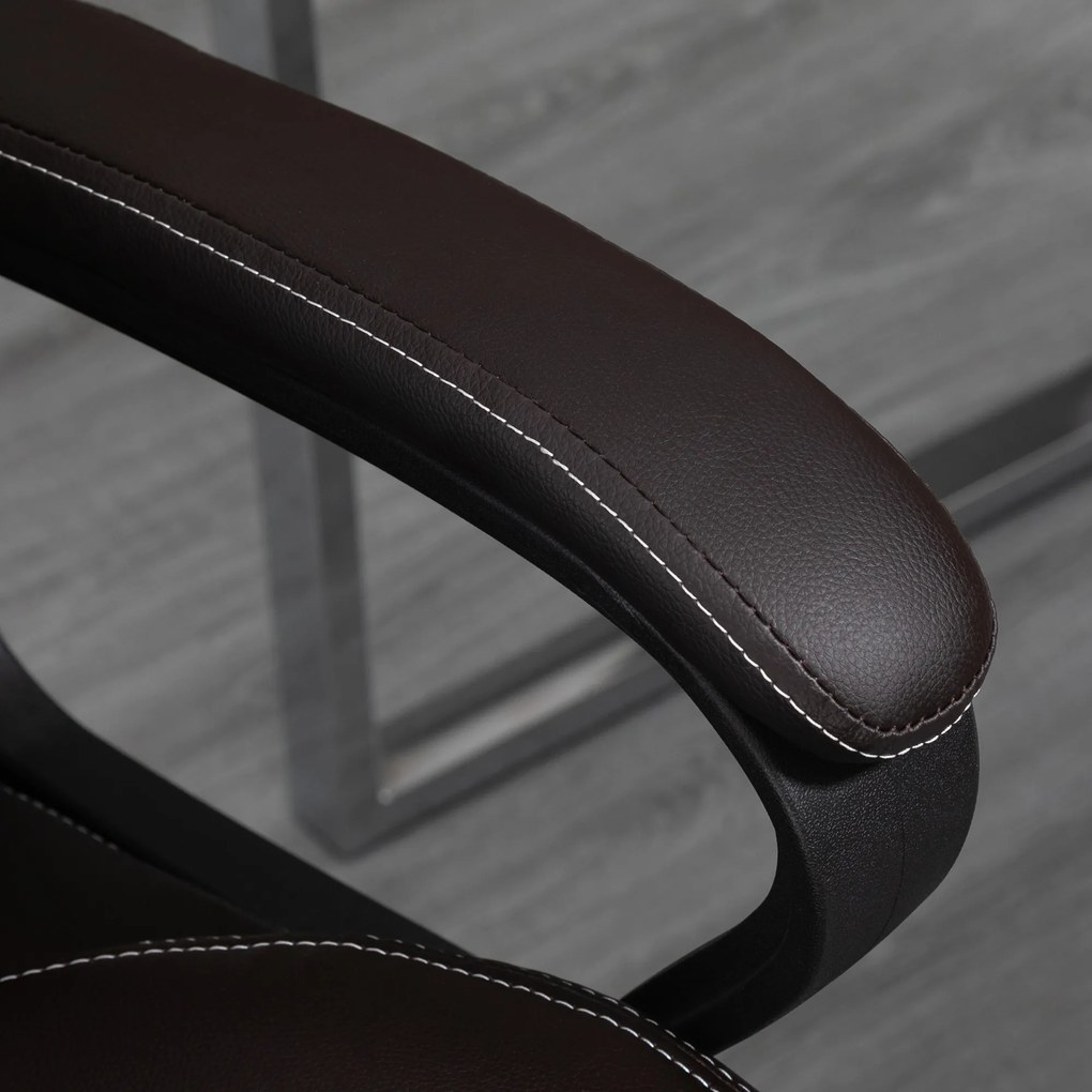 Vinsetto kancelářská židle s masážní funkcí, ergonomická exekutivní židle s vibrační masáží, sklopná funkce, výškově nastavitelná kancelářská otočná …