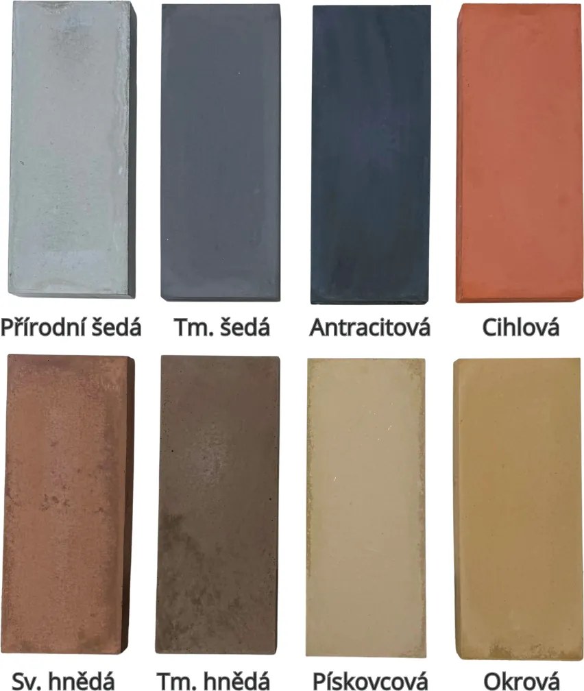 Báča Beton Plošná dlažba chodníková - Pásky hladké (50 x 50 x 5 cm) Barva: Cihlová, Objednávám: Jednotlivé kusy