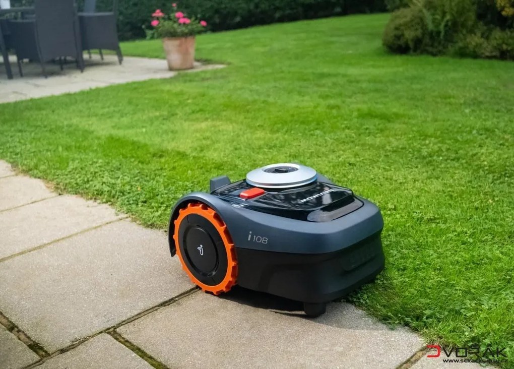 Segway Navimow i108E - 800m2, RTK+Vision - robotická sekačka - Wi-Fi, Bluetooth, (AKCE v ceně modul 4G + rok data zdarma)
