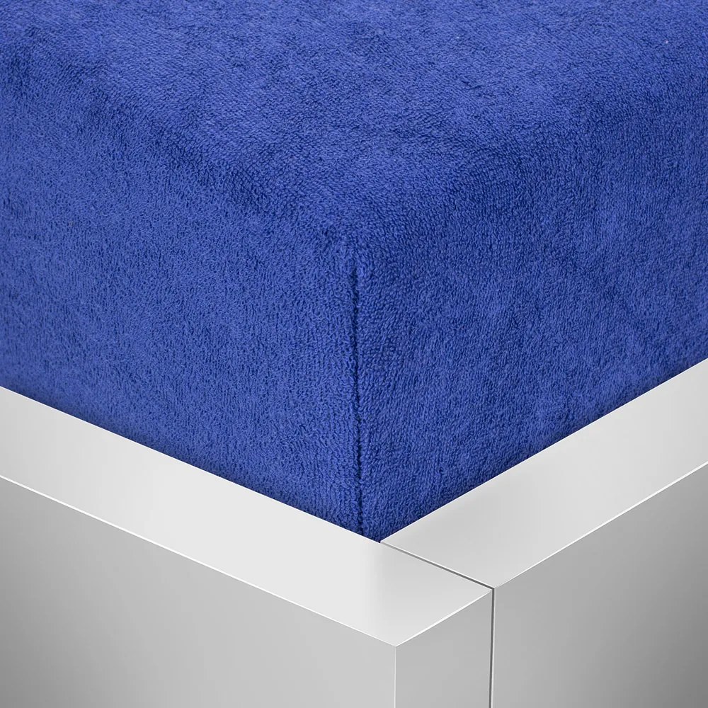 TP Froté prostěradlo 90x200 Premium - Modrá