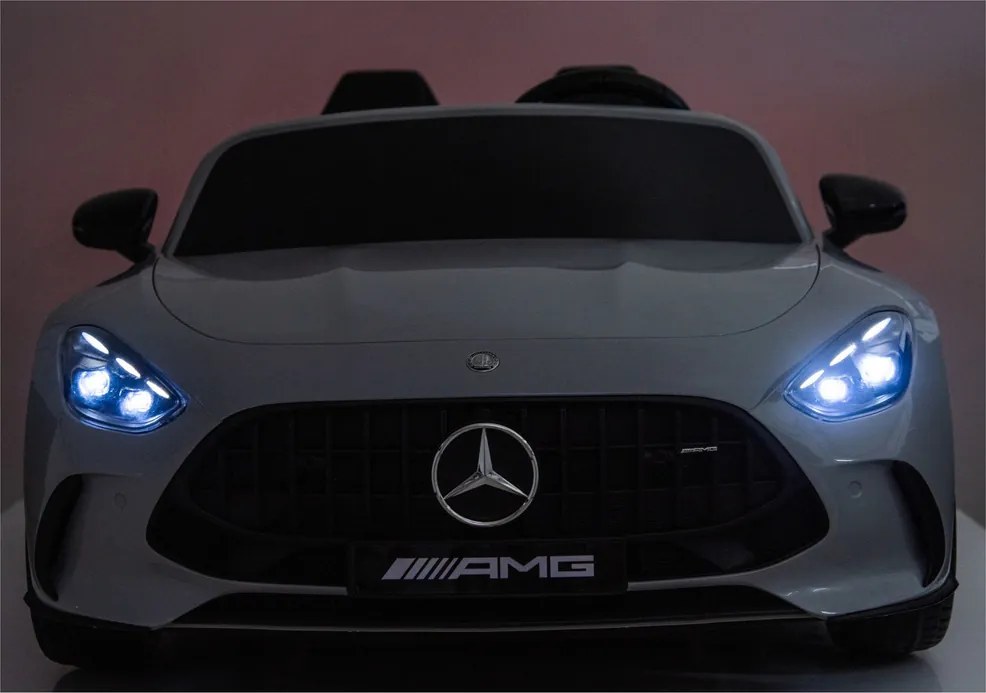 LEAN CARS Elektrické autíčko Mercedes GT63 AMG DK-GT63 24V LCD lakované světle šedé