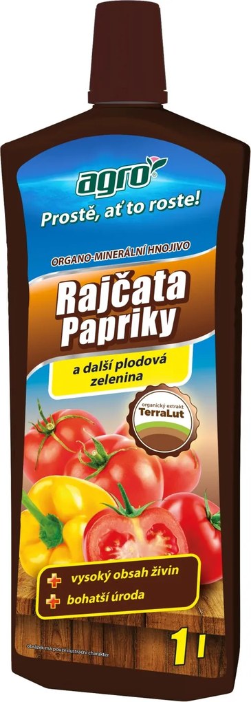 AGRO Kapalné organo-minerální hnojivo pro rajčata a papriky 1 l
