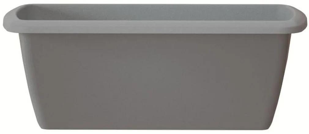 Prosperplast RESPANA BOX Truhlík 78,6x18,4x14,5 cm, šedý kámen ISE800