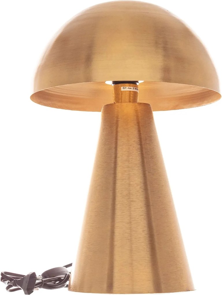 Stolní lampa Mushroom Gold 48 cm