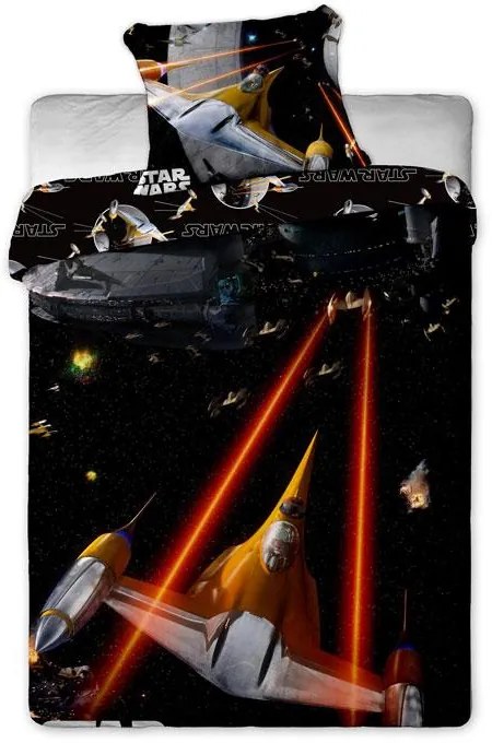 Jerry Fabrics Povlečení Star Wars spaceships bavlna 140x200 70x90