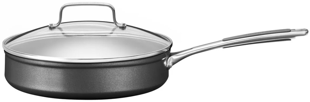 Kastrol nepřilnavý anodizovaný hliník s poklicí 2,8 l 25 cm, KitchenAid