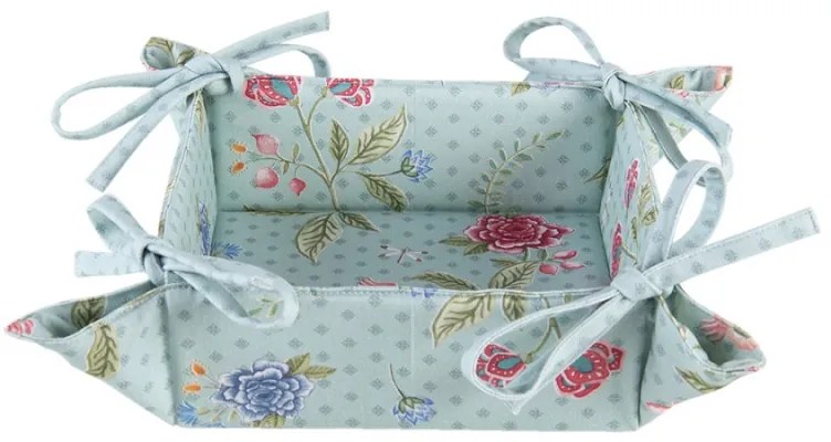 Textilní košík na pečivo Bloom Like Wildflowers – 35x35x8 cm