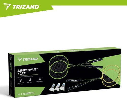 Badmintonová sada v pouzdře - 8 dílů Trizand