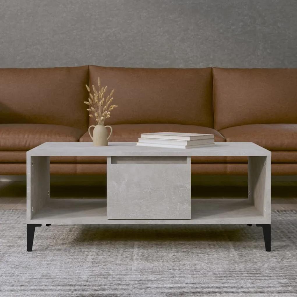 vidaXL Konferenční stolek 90 x 50 x 36,5 cm kompozitní dřevo [821071] Barva: kouřový dub