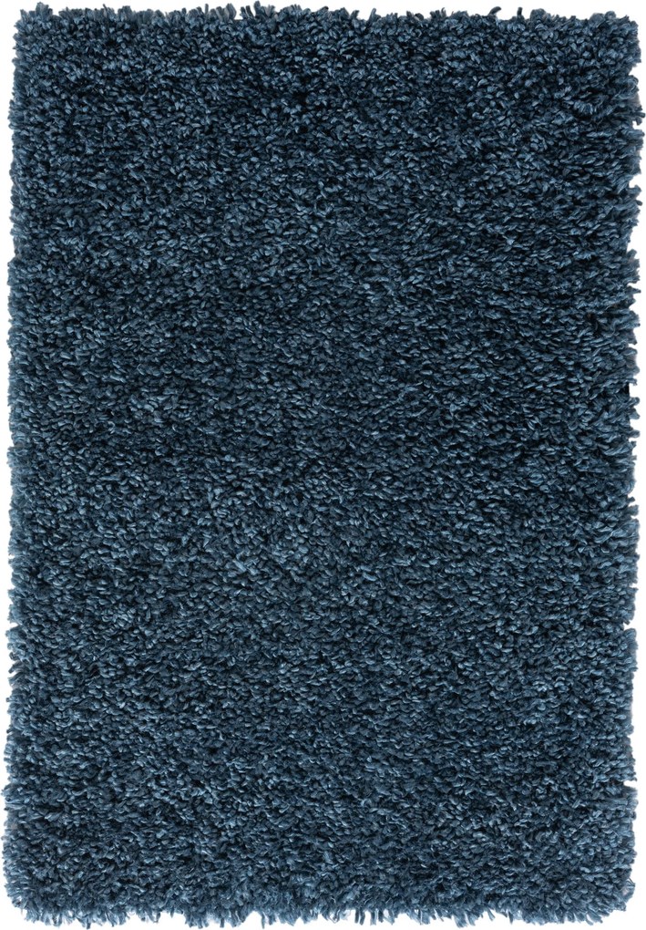 My Flair, Kusový koberec My Shaggy dunkelblau, 160x230, modrá, chodba / předsíň