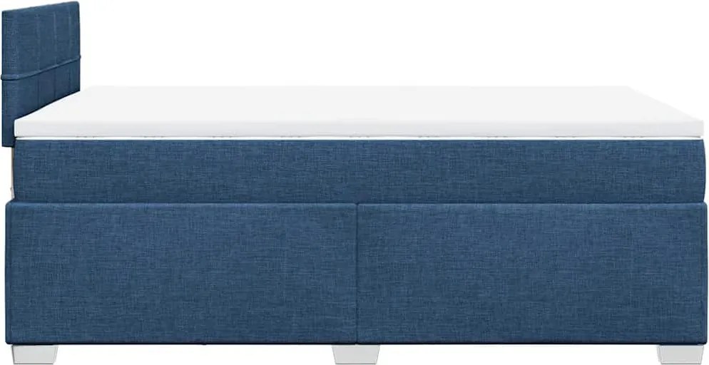 Box spring postel s matrací černá 120x190 cm textil 3285833