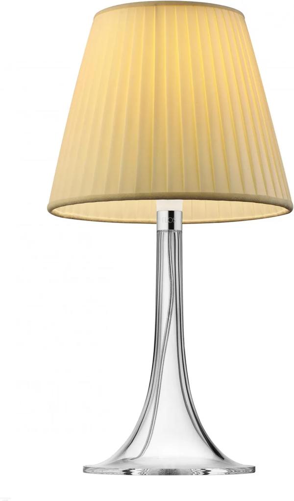 Flos F6255007 Miss K, stolní lampička se stmívačem, 1x70W E27, světle hnědý textil, výška 43cm
