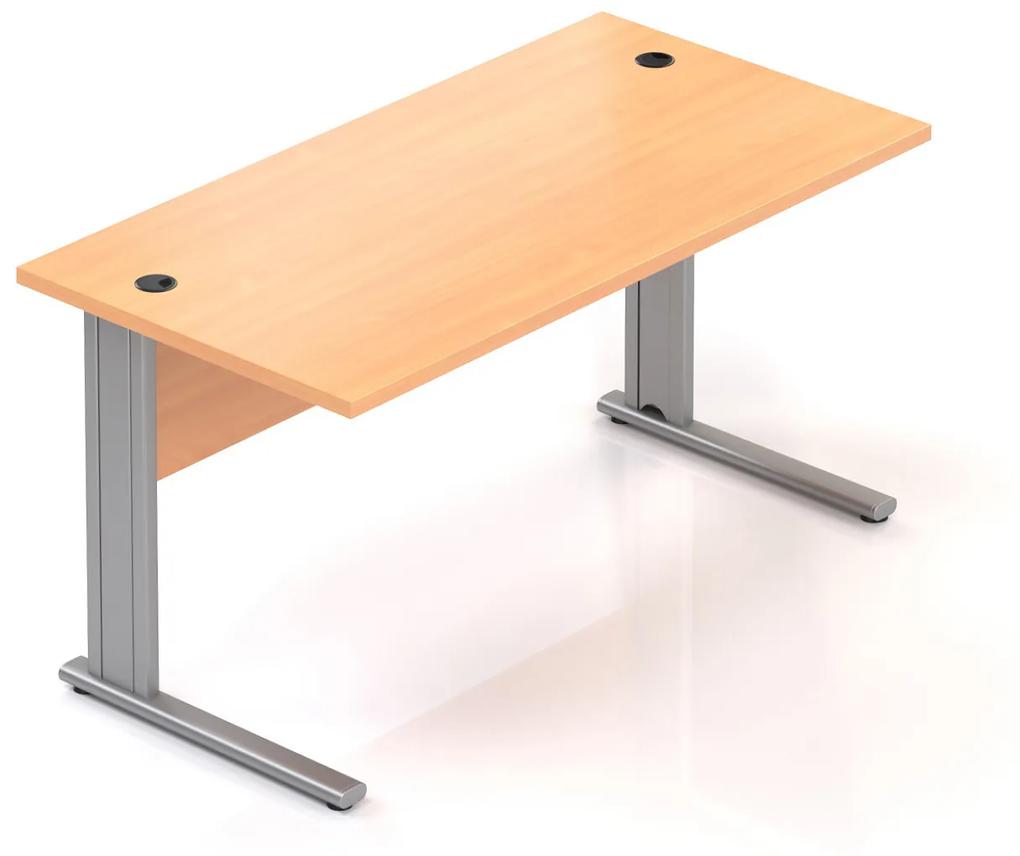 Kancelářský stůl Komfort, kovová podnož, 140x70x76 cm BPR14 19