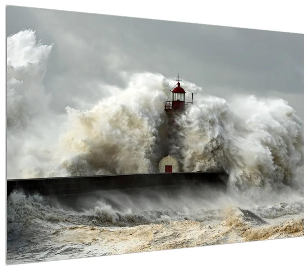 Obraz vodní bouře (100x70 cm)