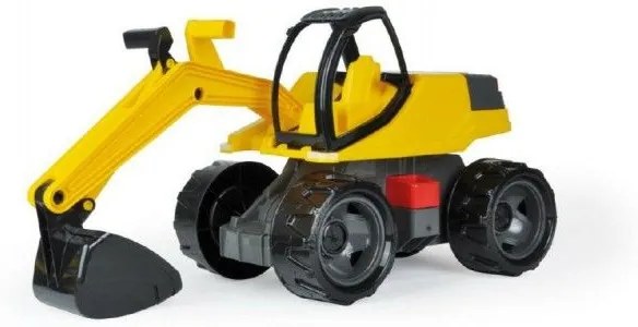 Giga Trucks Bagr žlutočerný plast 80cm v krabici 70x35x29cm