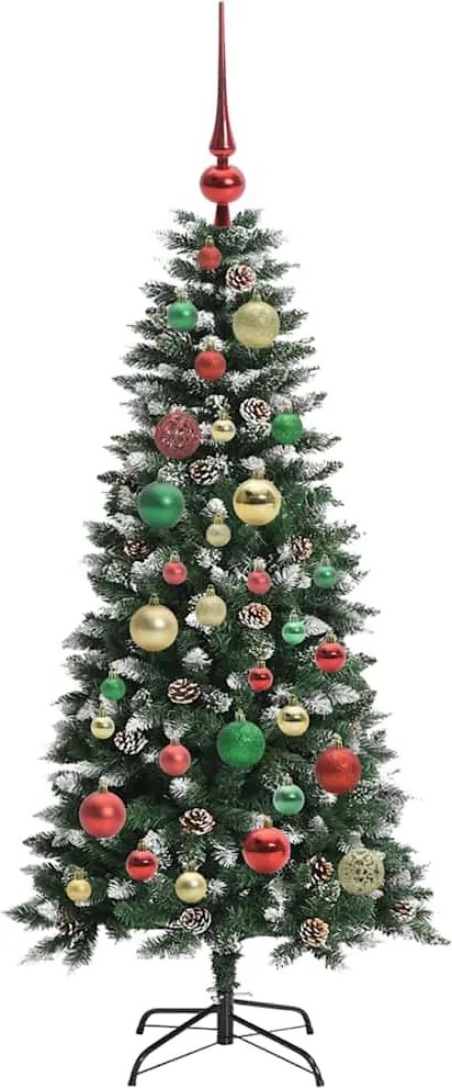 Umělý vánoční stromeček Zelená 120 cm PVC, plast a ocel 3395804