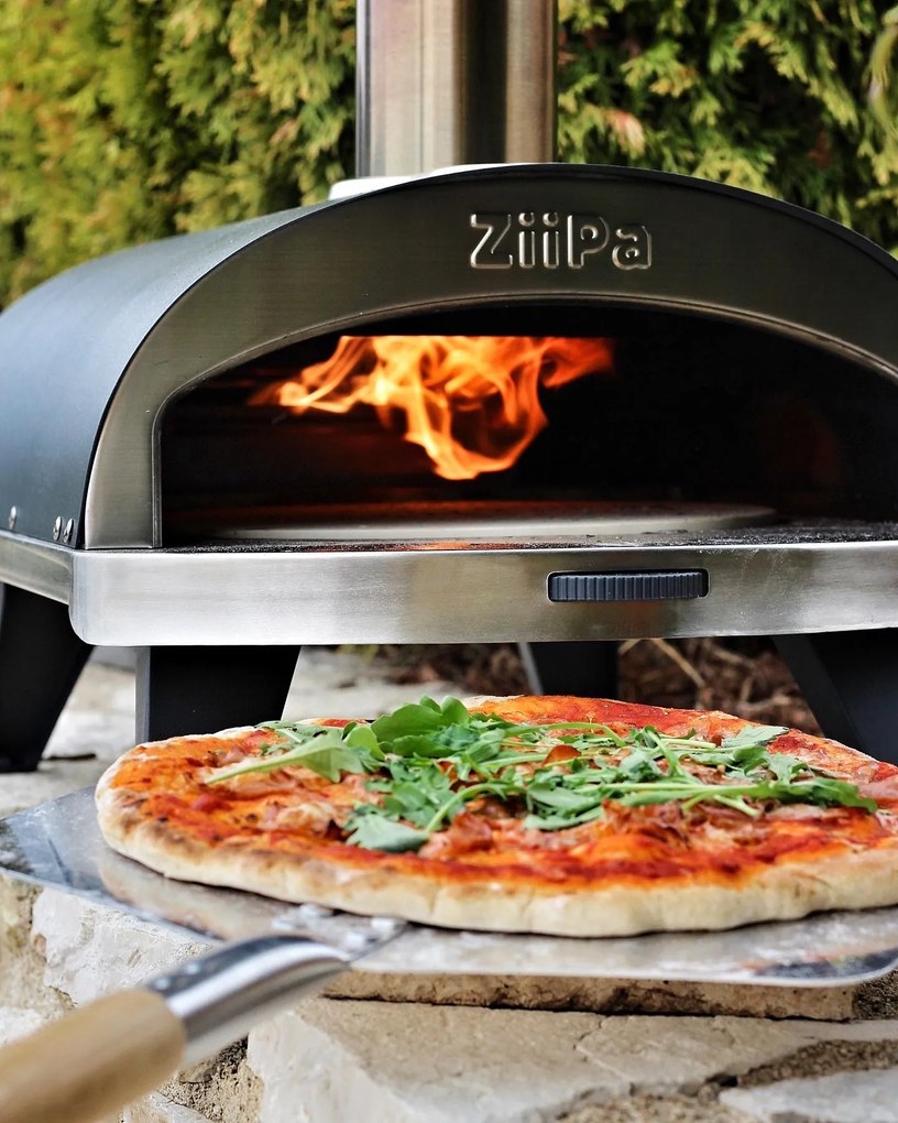 PIANA pizza pec na peletky Ziipa Barva: Terrakota