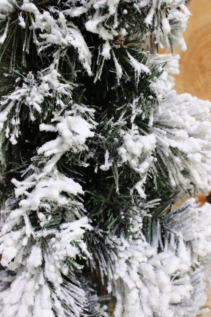 Zasněžený umělý vánoční stromek 68cm