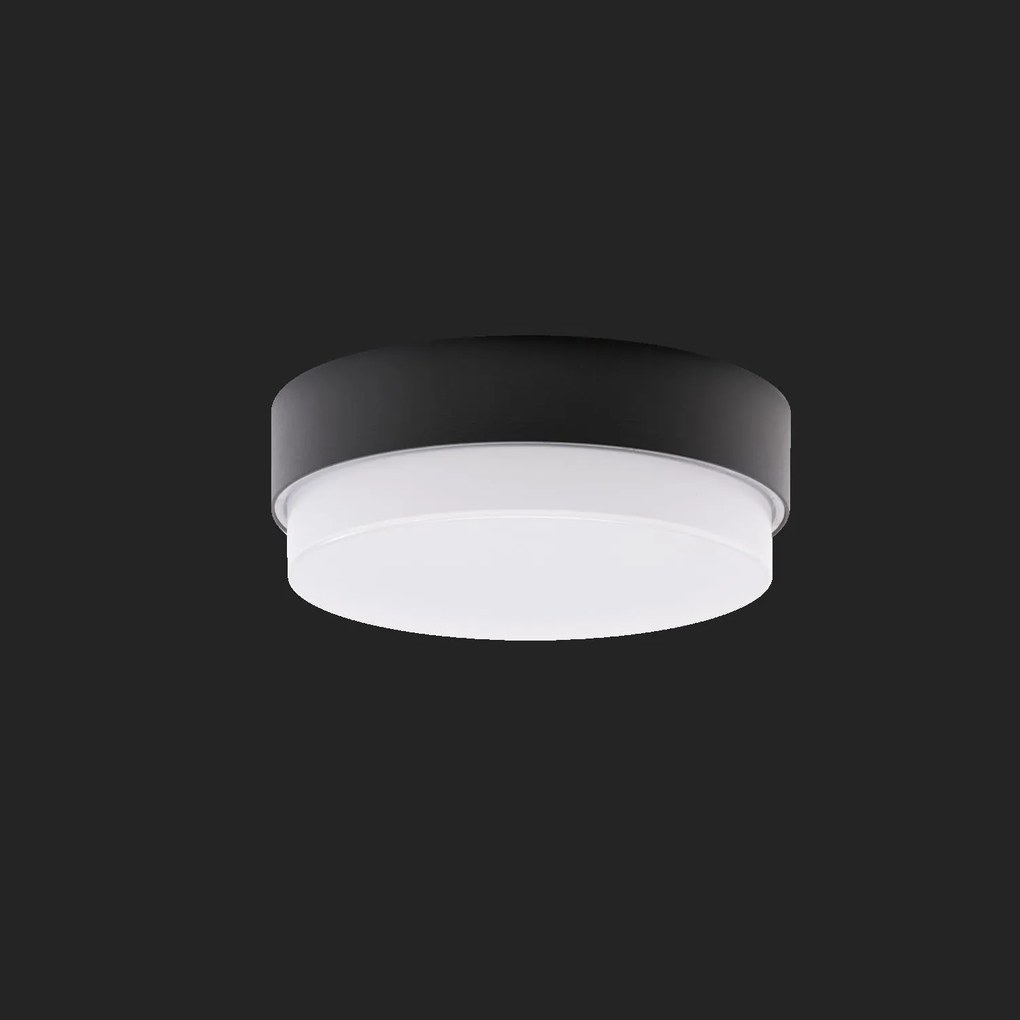 OS TRI57273 TRITON 1 stropní/nástěnné průmyslové plastové svítidlo černá / bílá IP65 3000 K 14W LED nouzové kombinované 3 h (původní kód OS 57273) - OSMONT