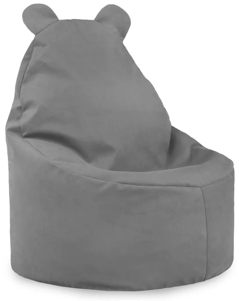 Primabag Teddy plyš tmavě šedá