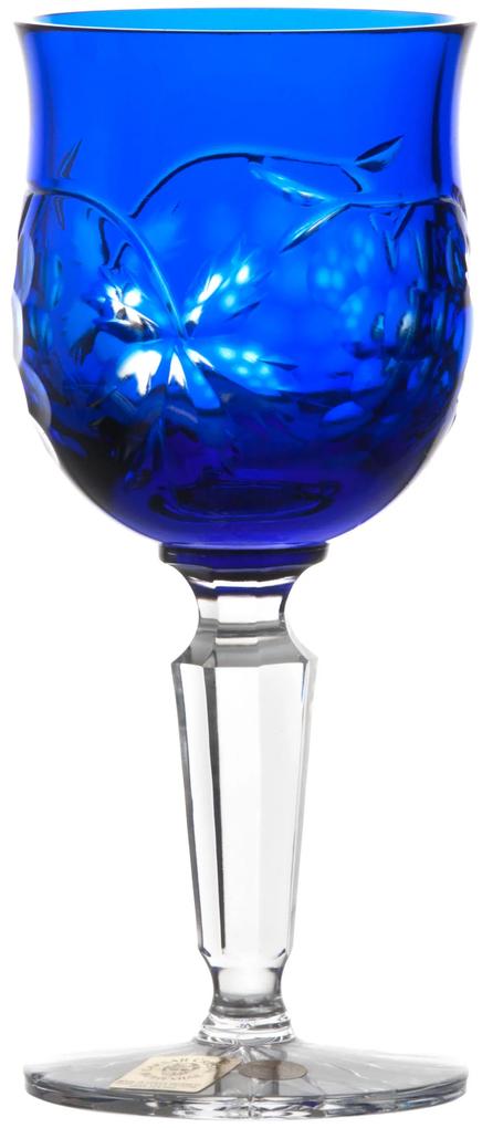 Sklenice na víno Grapes, barva modrá, objem 140 ml