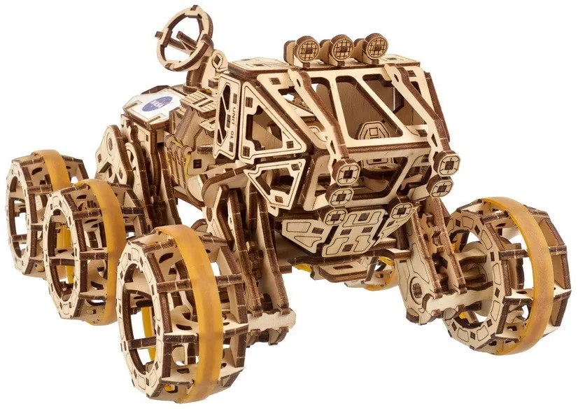 Ugears 3D dřevěné mechanické puzzle Mars Rover