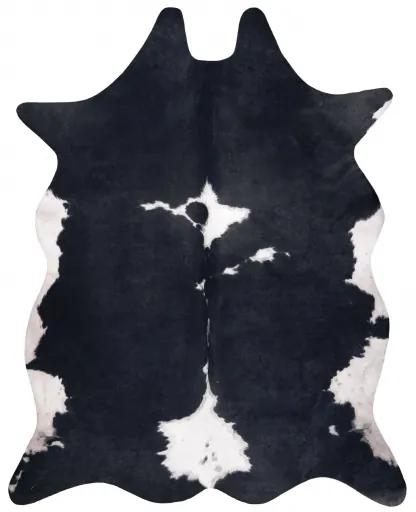 Koberec imitace zvířecí kůže G5070-3 černý / bílý Rozměr: 180x220 cm