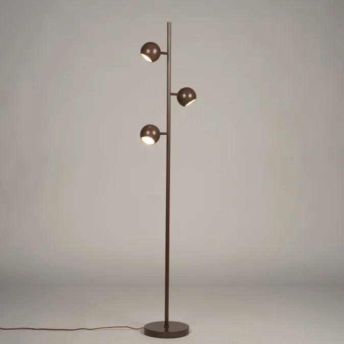 Stojací lampa Cupollo Retro Old Brown