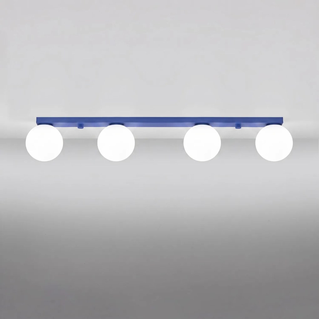 Sollux Lighting Stropní svítidlo YOLI 4 ultramarín