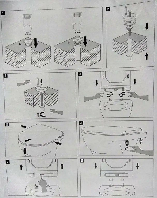 Cersanit City, toaletní antibakteriální sedátko z duroplastu, bílá, K98-0134