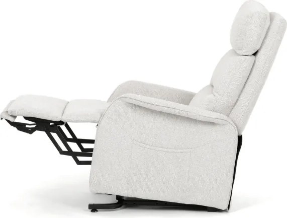 Polohovací křeslo béžové, elektrické TV-L8960 CRM2