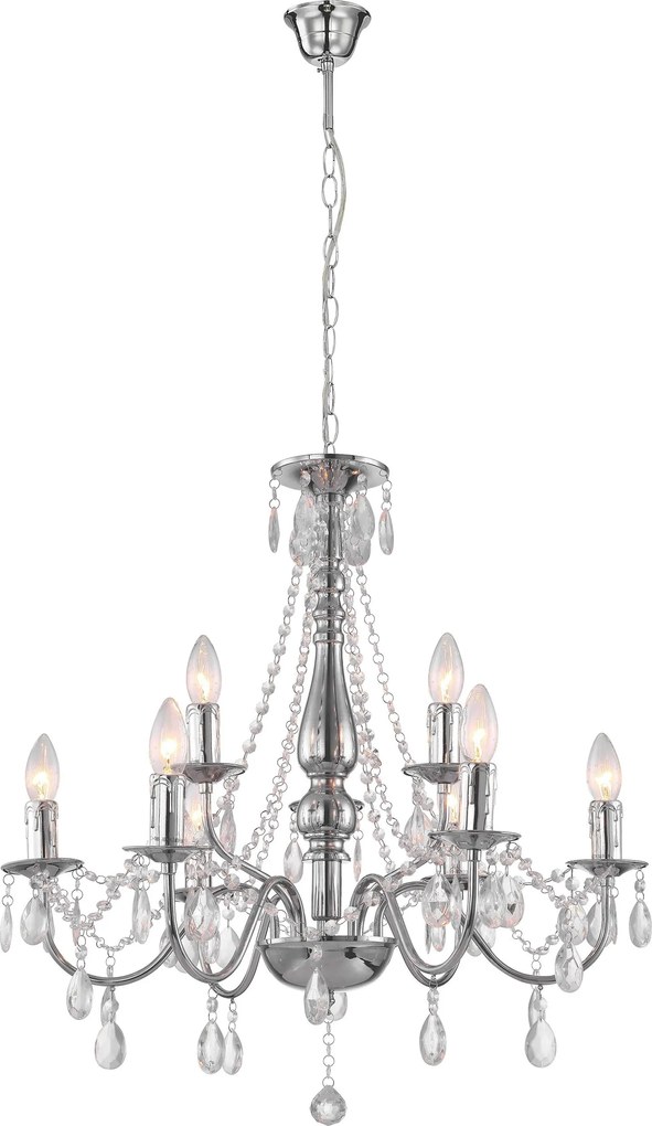 Toolight Rea, Stropní svítidlo EBT016-9CP CHROME, OSW-01231