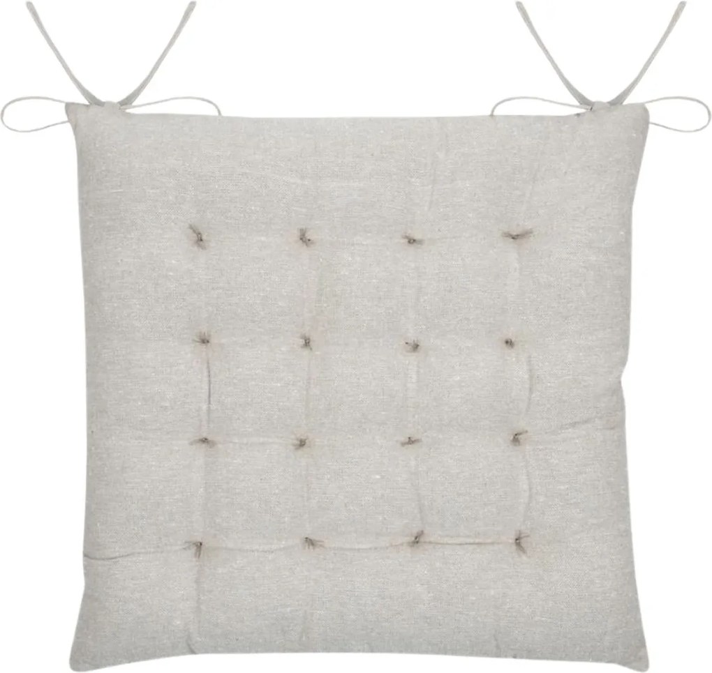 Oboustranný podsedák na židli Ombrage 38x38 cm béžový
