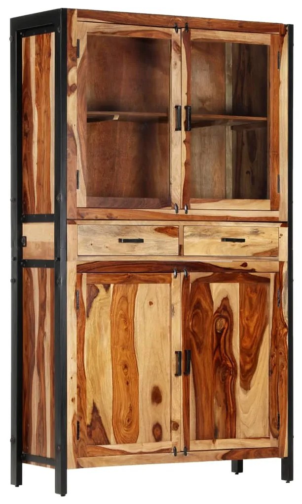 Komoda 100 x 40 x 175 masivní sheeshamové dřevo,  247448