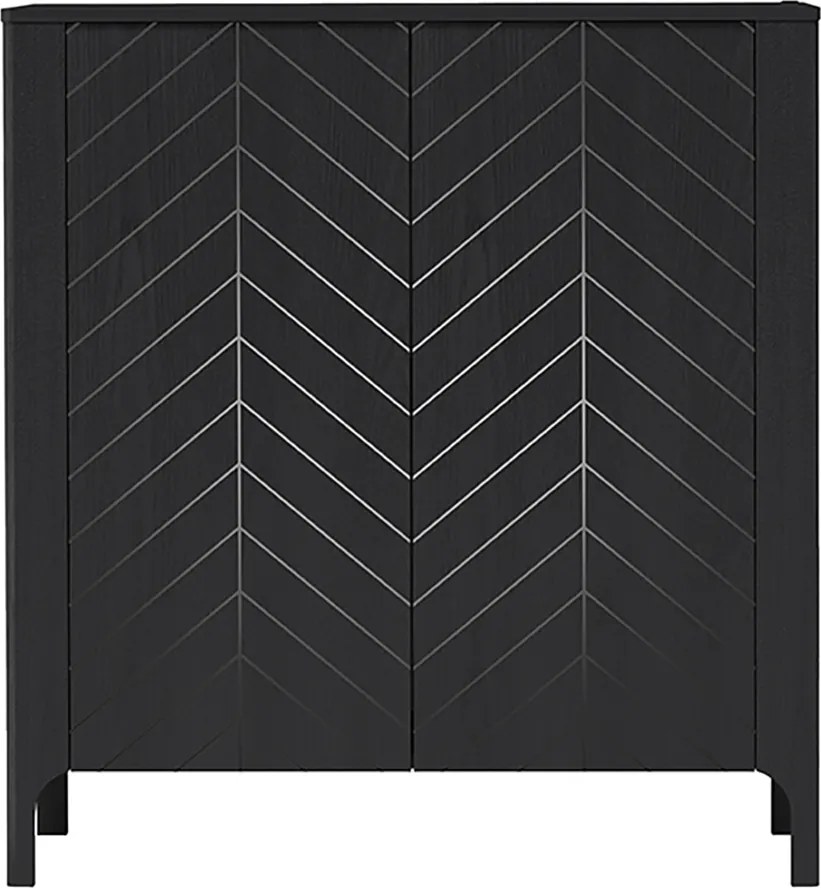 Komoda MALUMI MM-2 | s policí | 103 cm | černá