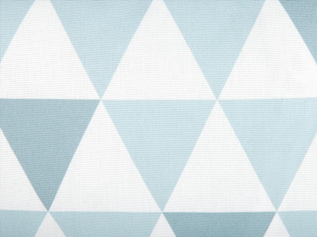 Sada 2 venkovních polštářů se vzorem 40 x 70 cm modré/bílé TRIFOS Beliani