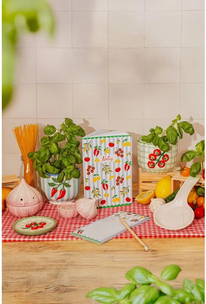 Keramický ručně malovaný obal na květináč ø 12 cm Chilli – Sass & Belle