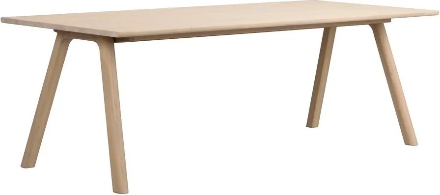 Rozkládací jídelní stůl z dubového dřeva 95x220 cm Clapperton – Rowico